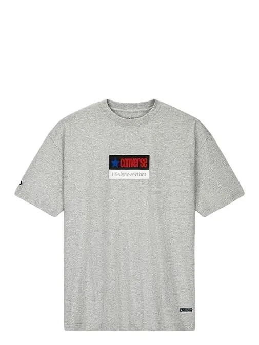 CONVERSE X Thisisneverthat Crossover Logo Printed T-shirt - Grey