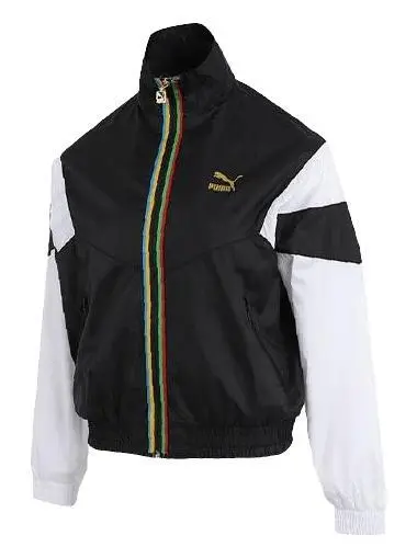 PUMA Lightweight Woven Sport Jacket - Black