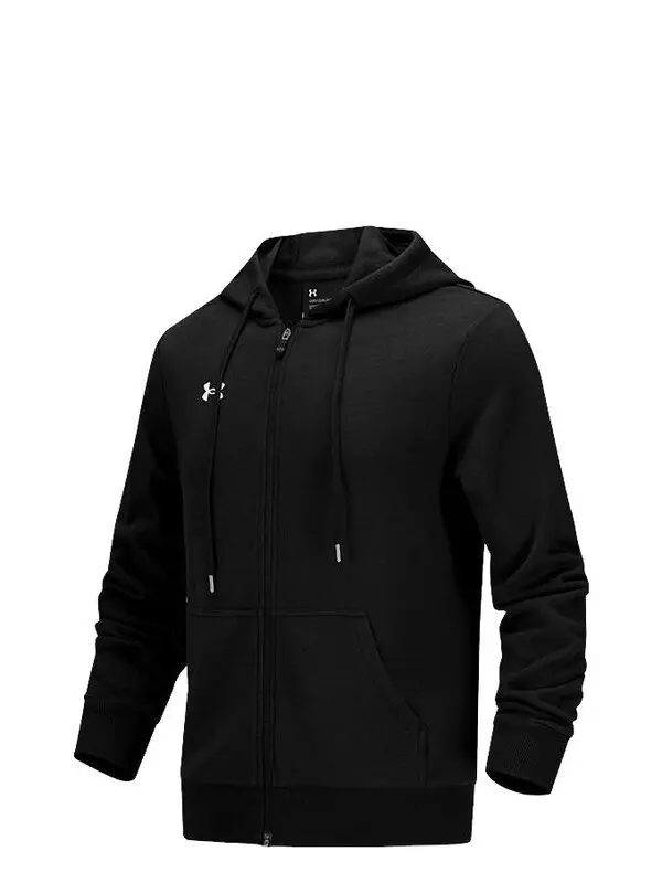 Under Armour Essential Fleece Full Zip Hoodie - Black