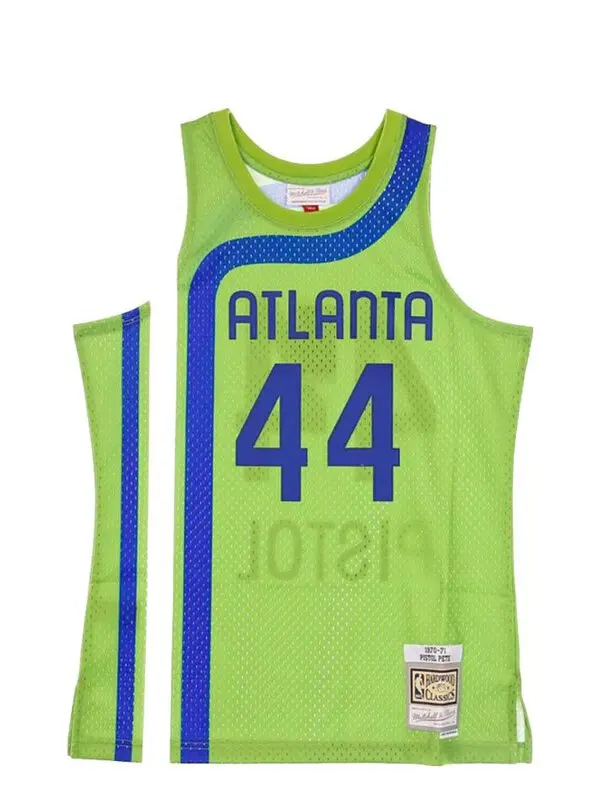Mitchell & Ness Atlanta Hawks 1970-71 Pete Maravich Swingman Jersey - None