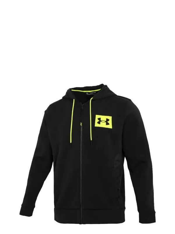 Under Armour Summit Knit Full-zip Hoodie - Black
