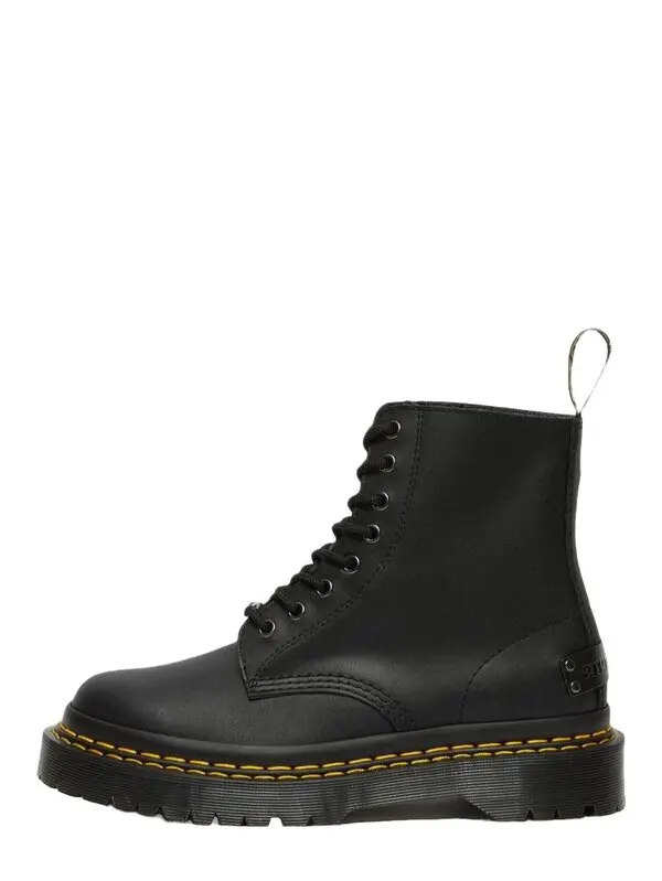 Dr. Martens Bex Double Stitch Leather Lace Up Boots - Black