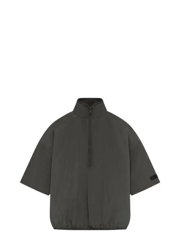 Fear Of God Ss24 Halfzip Mockneck Shirt 'ink - Black