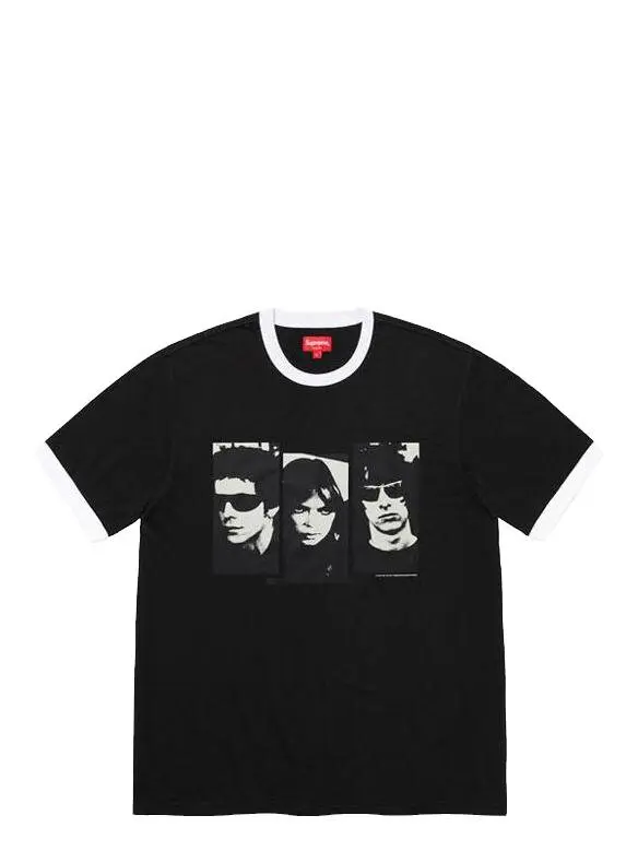 Supreme X The Velvet Underground Ringer Tee - Black