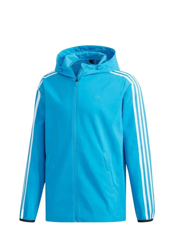 Adidas Stripe Athleisure Hooded Jacket - Multi-color