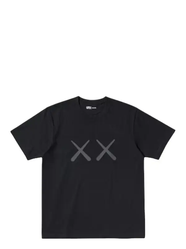 Uniqlo X Kaws X Warhol Graphic Ut T-shirt - Black