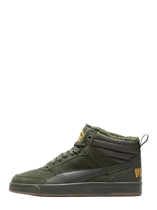 PUMA Rebound Street High Top Sneakers - Dark Green