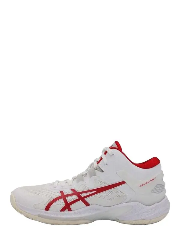 Asics Gelburst 25 High Top Sneakers - White/red