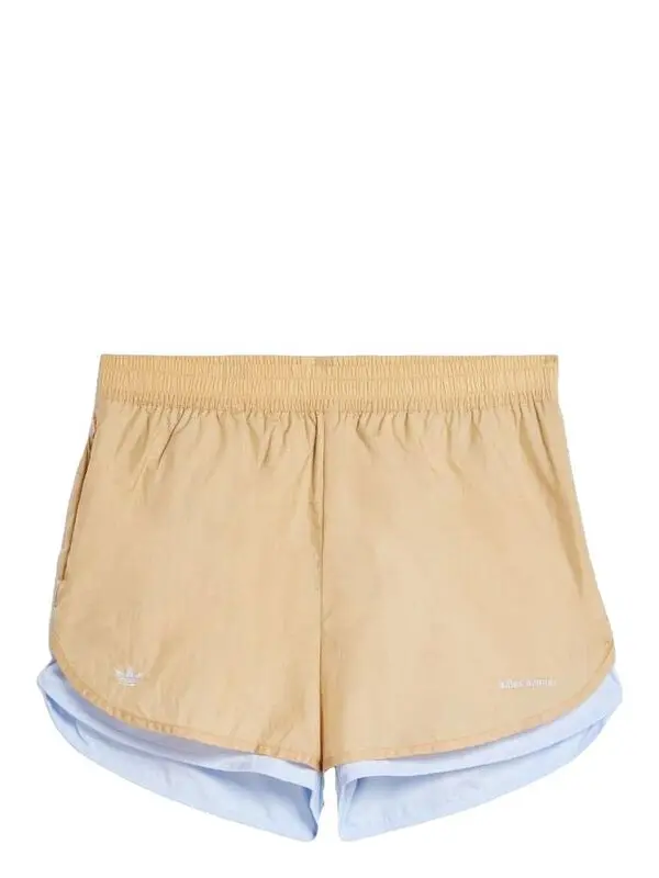 Adidas X Wales Bonner Layered Nylon Shorts - Beige