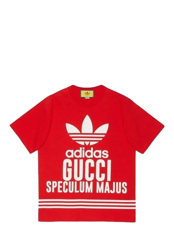 Gucci X Adidas Cotton T-shirt - Red