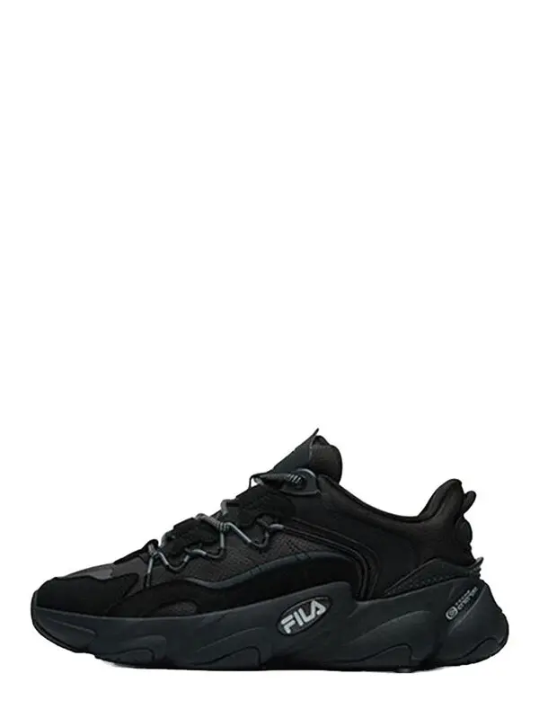 FILA Retro Athletic Sneakers - Black