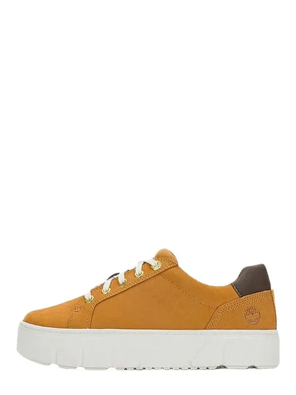 Timberland Laurel Court Low Lace Up Sneaker - Yellow/brown/white