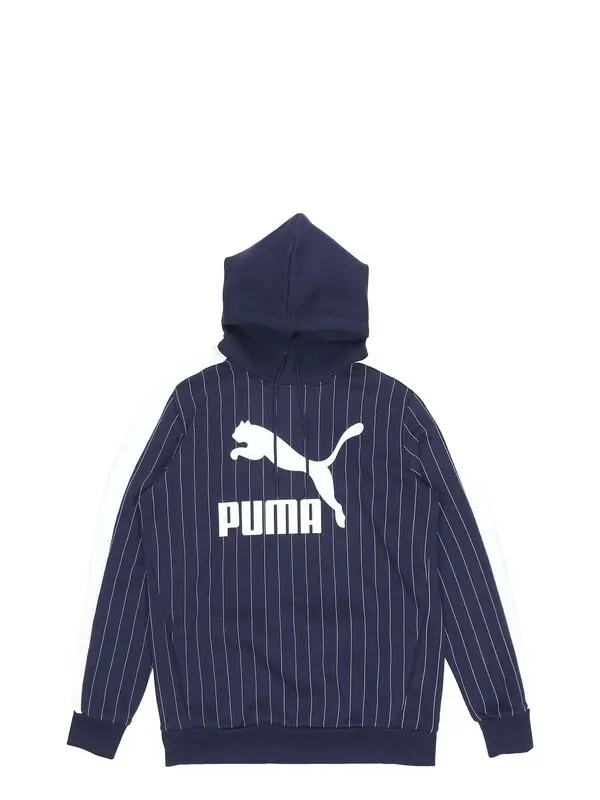 PUMA Pinstripe Hooded Pullover Fleece - Default Color