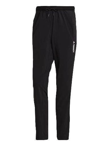Adidas Logo Loose Lacing Sports Pants - Black