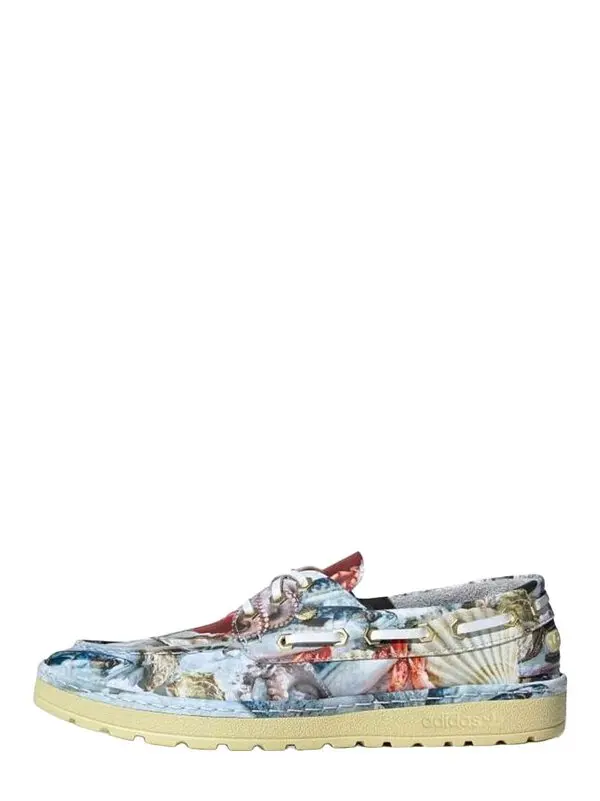 Adidas Saint Florent 'seafood' Boat Shoes - White/blue/red