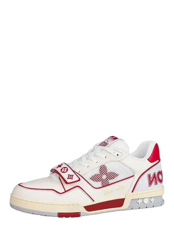 LOUIS VUITTON Trainers 'red Mesh - White/red