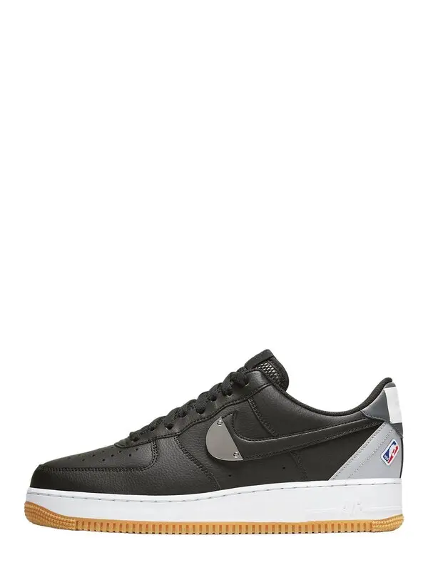 Nike Force 1 '07 Lv8 Nba Wolf Grey Sneakers - Black
