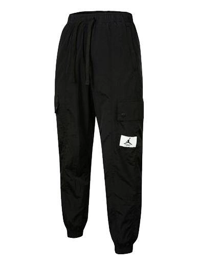 JORDAN Air Essentials Pocket Woven Label Logo Joggers - Black