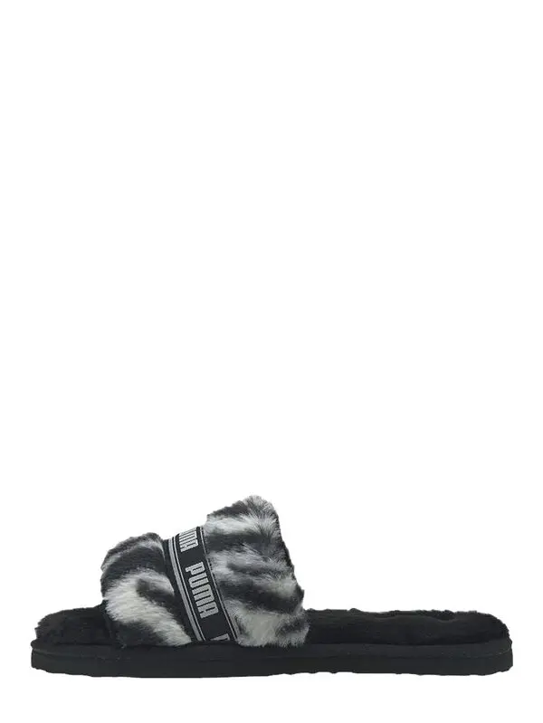 PUMA Fluff Slide "wild - Black