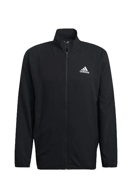 Adidas Training Sports Jacket With Reflective Logo - Black