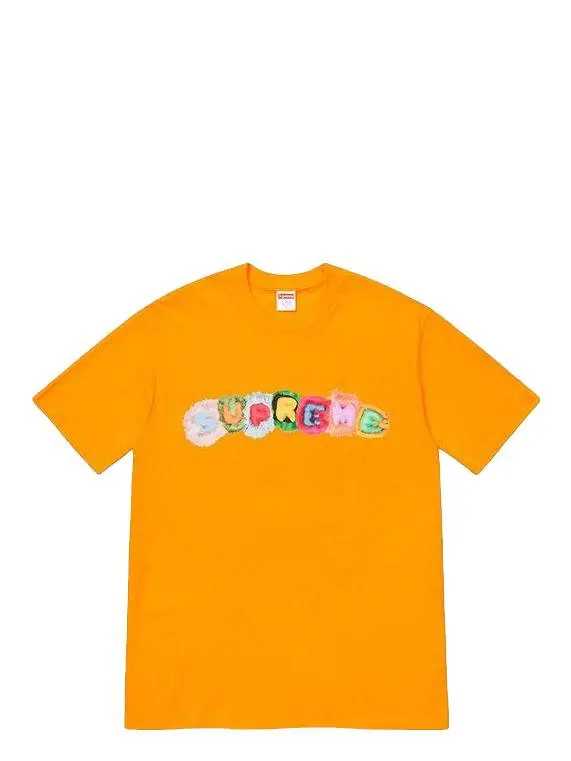 Supreme Fw19 Week 7 Pillows Tee Logo Tee - Orange
