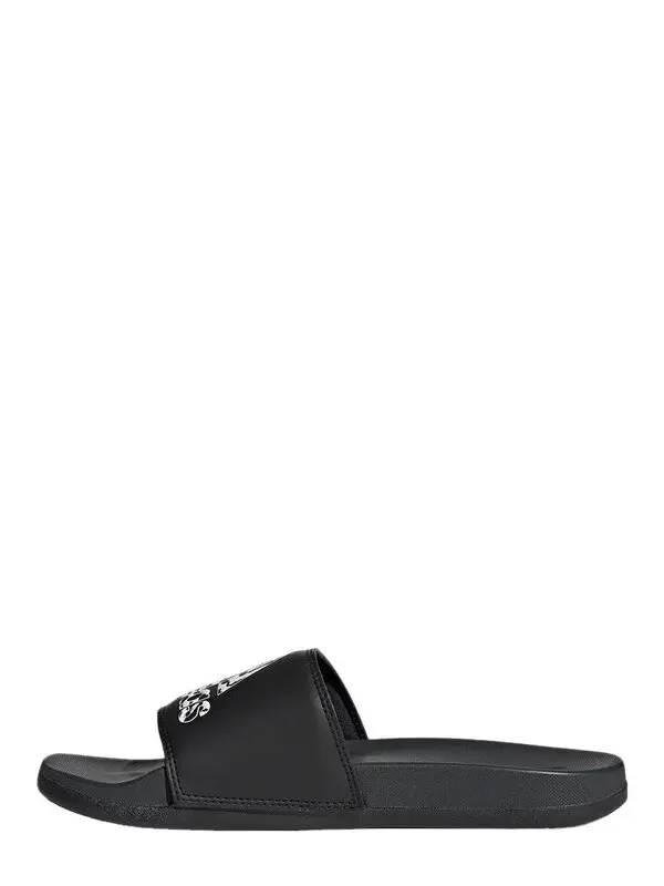 Adidas Adilette Comfort Slide Zebra Print - Black