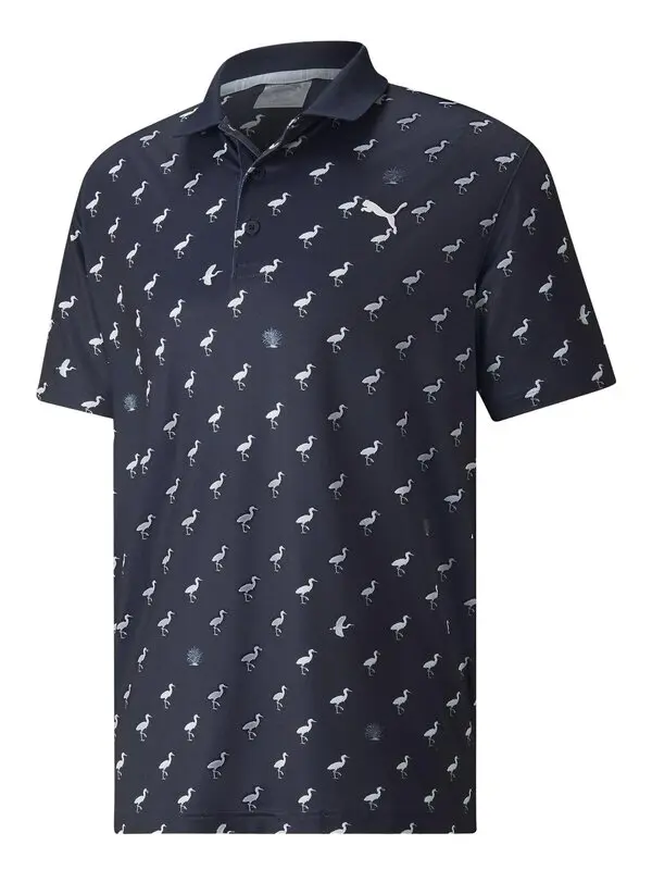 PUMA Matter Egrets Polo Shirt - Navy