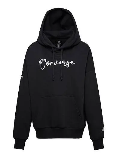 CONVERSE Script Pullover Hoodie - Black