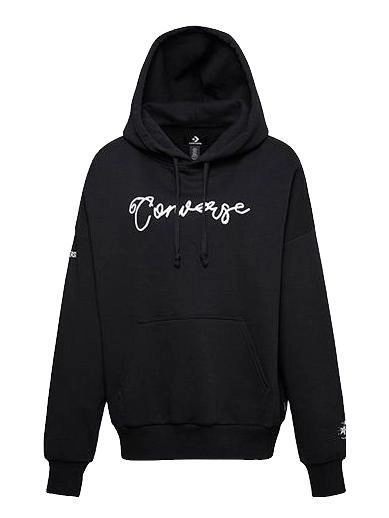 CONVERSE Script Pullover Hoodie - Black