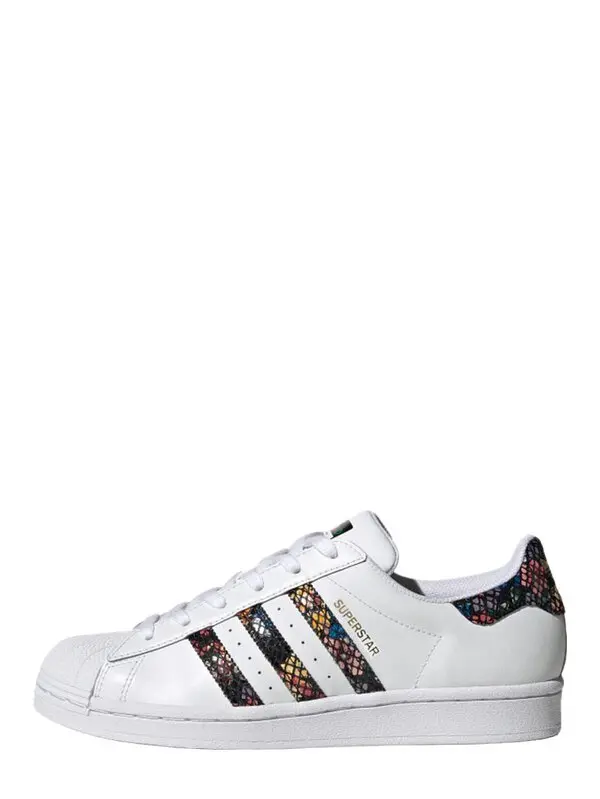 Adidas Superstar "floral Twist Stripes" Sneakers - Black