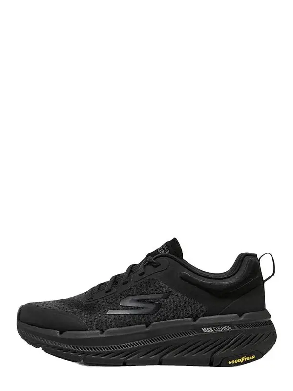 Sketchers Max Cushioning Low Top Sneakers - Black