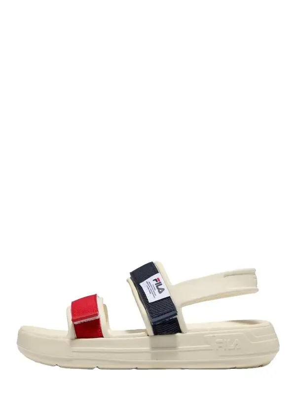 FILA Surfy Sandals - Creamwhite/red/black
