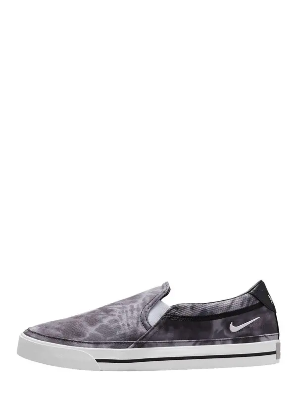 Nike Court Legacy Print Slip-on Sneakers - Grey