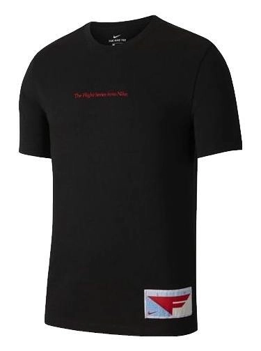 Nike Flight Chest Embroidered Basketball T-shirt - Black