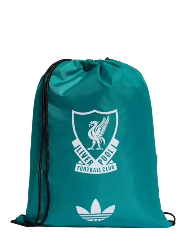 Adidas Liverpool Fc Gym Sack With Drawstring Closure - Sea Green