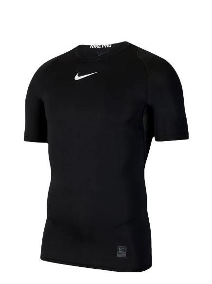 Nike Pro Short Sleeve Tight - Black