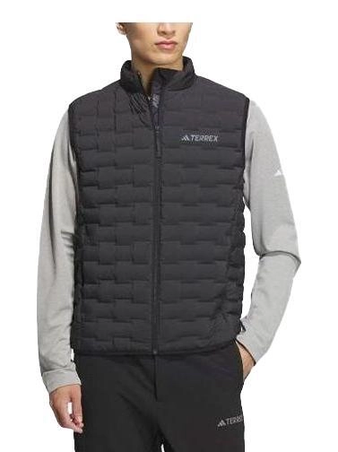 Adidas Lightweight Goose Down Woven Baffle Vest - Black
