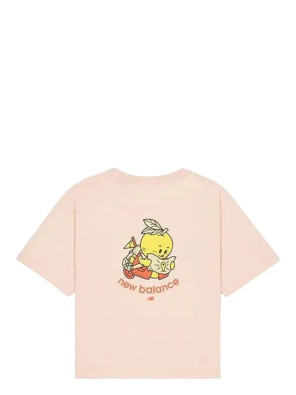 NEW BALANCE Graphic T-shirt - Pink