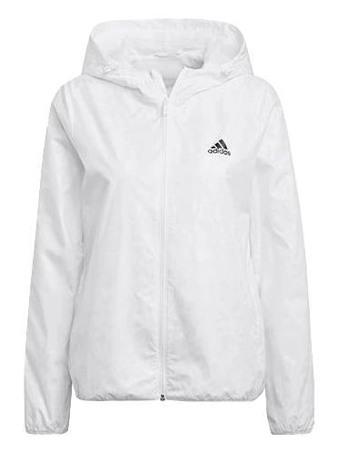 Adidas Logo Solid Color Woven Zipper Hooded Jacket - Default Color