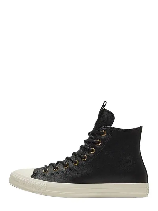 CONVERSE Chuck Taylor All Star Leather High Top Sneakers - Black