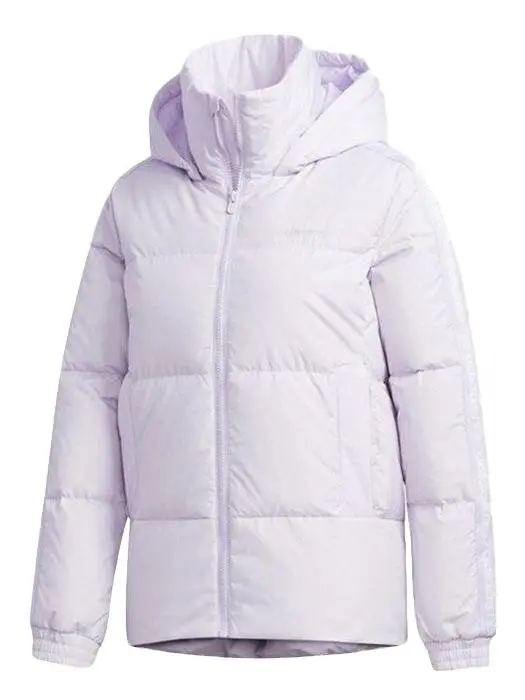 Adidas Neo Hooded Down Puffer Jacket - Silver Dawn