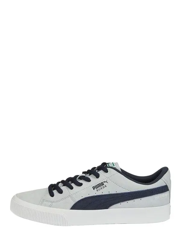 PUMA Suede Skate Nitro Sneakers - Gray/blue/white