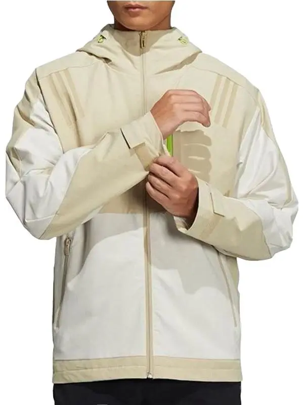 Adidas Hooded Zipper Jacket With Side Pocket - Default Color