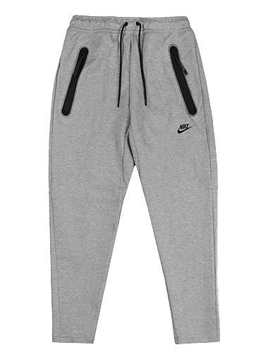 Nike Tech Fleece Casual Sports Drawstring Long Pants Dark Grey - Gray