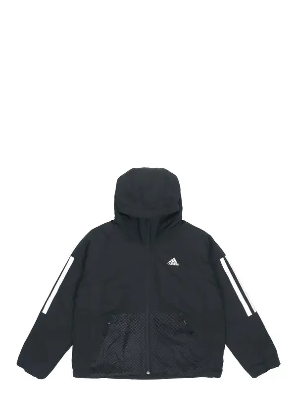 Adidas 3-stripes Hooded Winter Jacket - Black