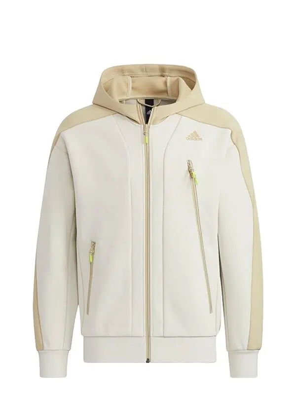Adidas Contrasting Colors Hooded Jacket - Default Color