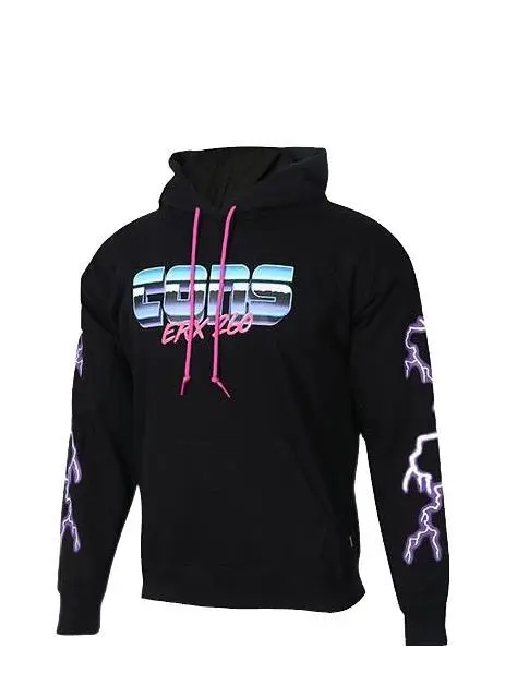 CONVERSE Graphic Print Hoodie - Black