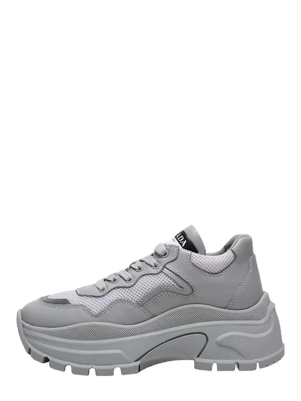 Prada Centaurus Lace-up Sneakers - Light Grey