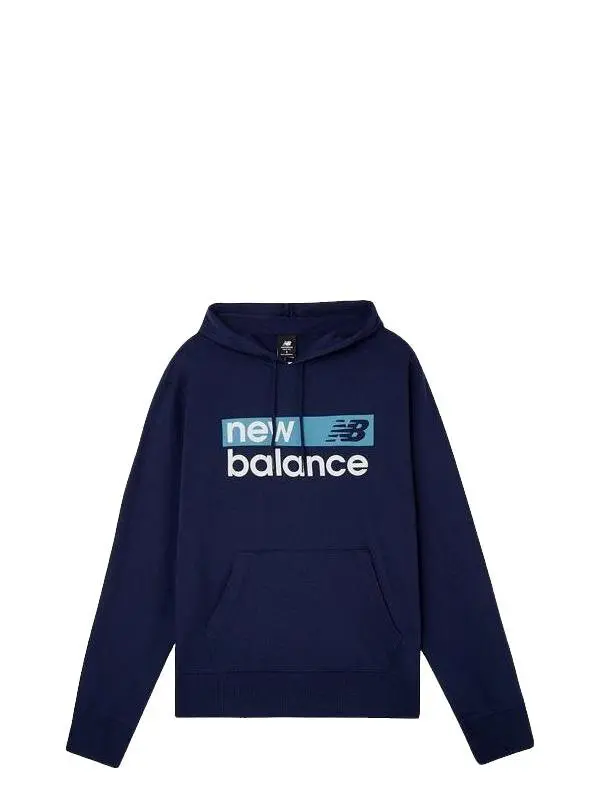 NEW BALANCE Alphabet Logo Hoodie - Navy
