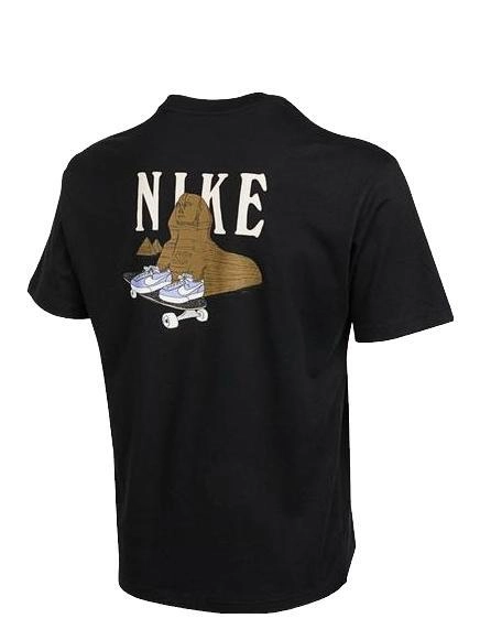 Nike Round Neck Short Sleeve T-shirt - Black